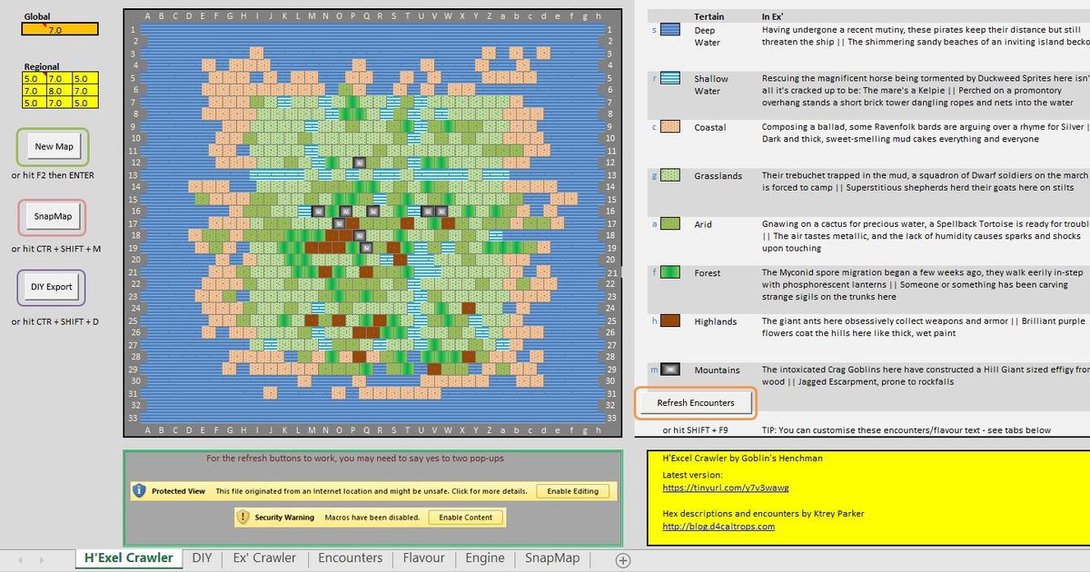 H Excel Crawler Rpg Item Boardgamegeek