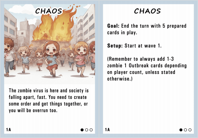 Double Sided Mission Cards | After the Virus