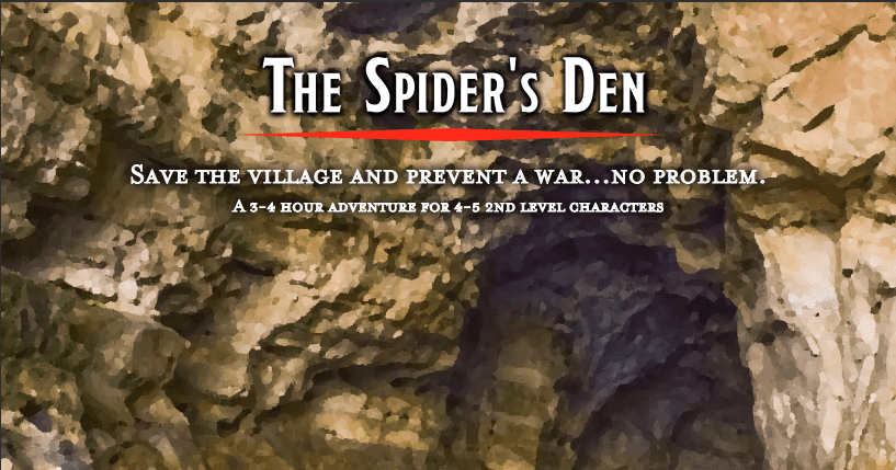 Into the Underdark Part 2: The Spider's Den | RPG Item | RPGGeek