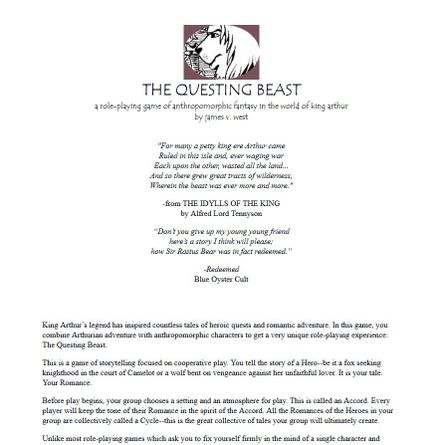 The Questing Beast (Version 2002) | RPG Item | RPGGeek