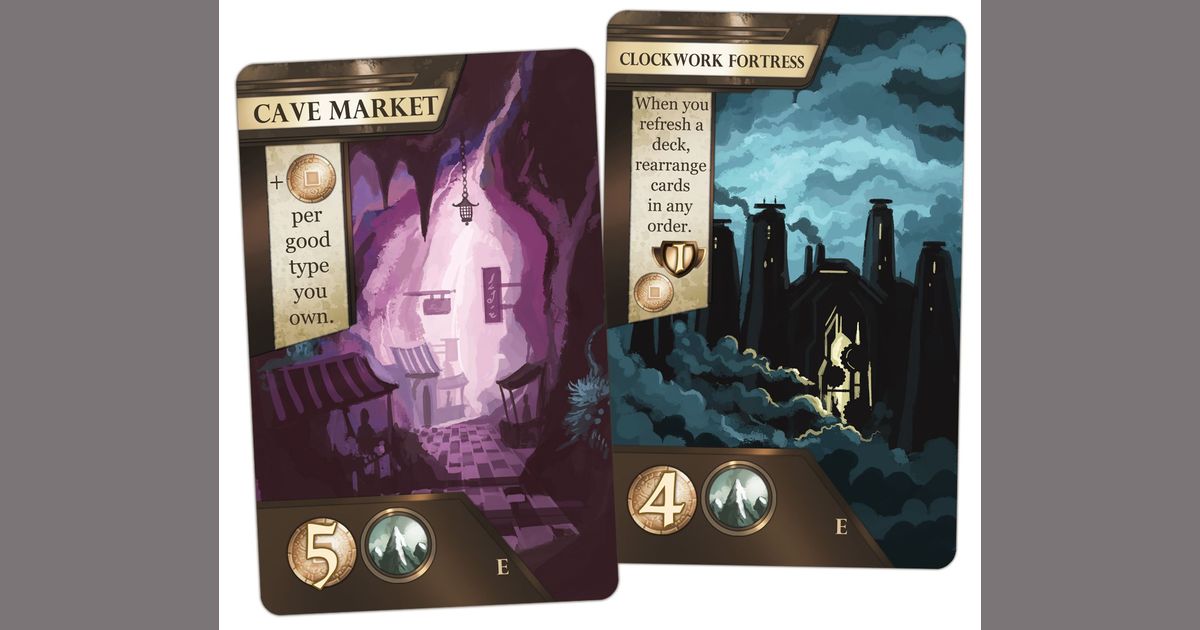 Where to get them | City of Iron: Clockwork Fortress and Cave Market Promo