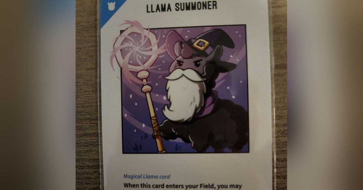 Llamas Unleased: Llama Summoner Promo Card | Board Game | BoardGameGeek