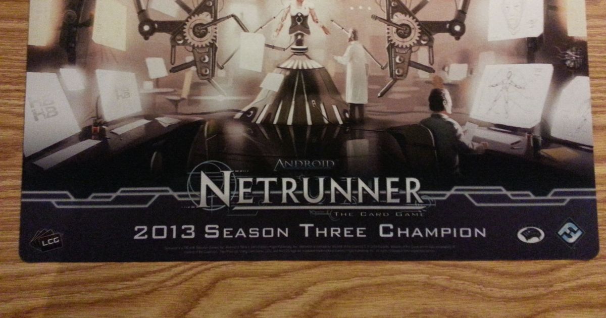 Android: Netrunner – 2013 Season 3 Champion Playmat | Board Game ...