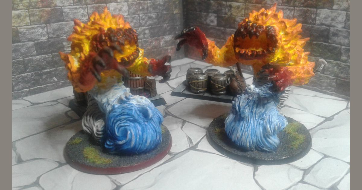 Descent: Elementals | Painting by numbers | BoardGameGeek
