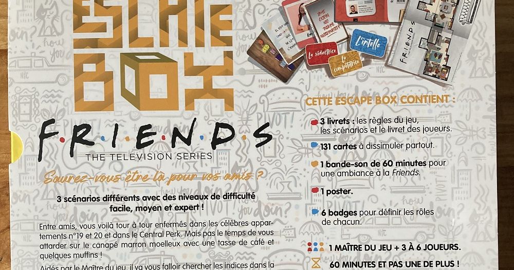 Friends: Escape Box | Board Game | BoardGameGeek