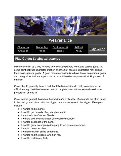 Weaverdice 2.0 Rulebook | RPG Item | RPGGeek