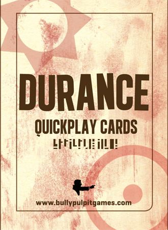 Durance: Quickplay Cards | RPG Item | RPGGeek