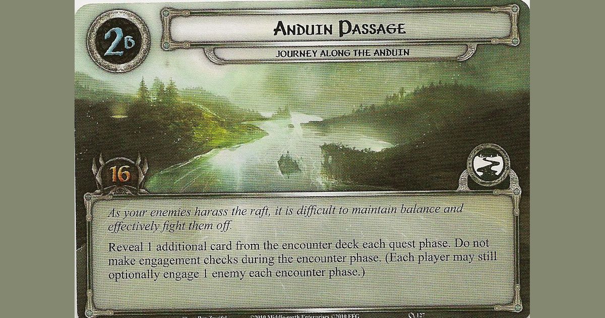 CotD #7 - Anduin Passage 2B (LotR - The Card Game) | Card of the Day