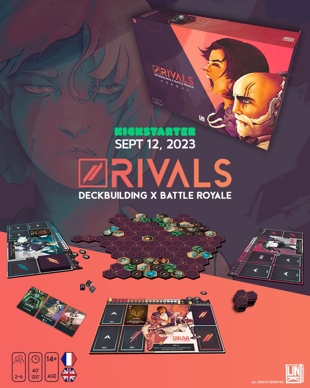 Rivals: the Battle Royale board game with deckbuilding game is coming ...