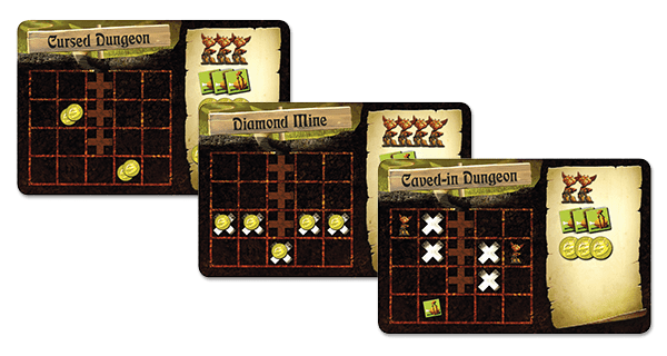 Dungeon Lords: Dungeon-Setup Tiles | Board Game | BoardGameGeek