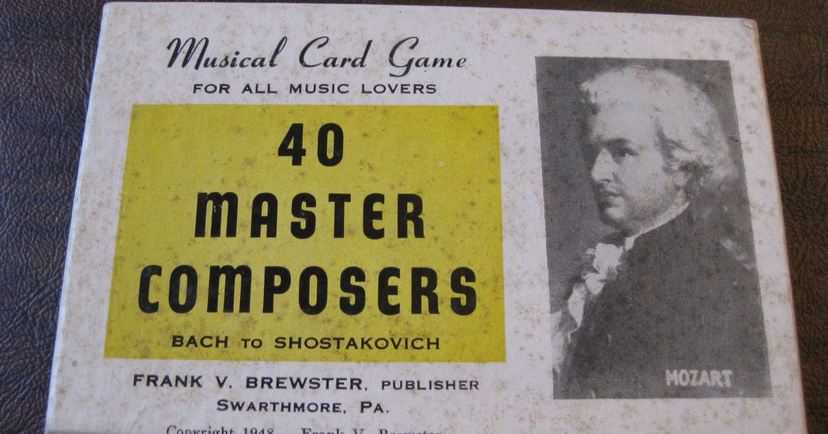 40 Master Composers | Board Game | BoardGameGeek