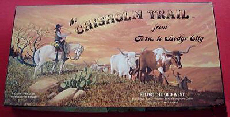 The Chisholm Trail from Texas to Dodge City | Board Game | BoardGameGeek