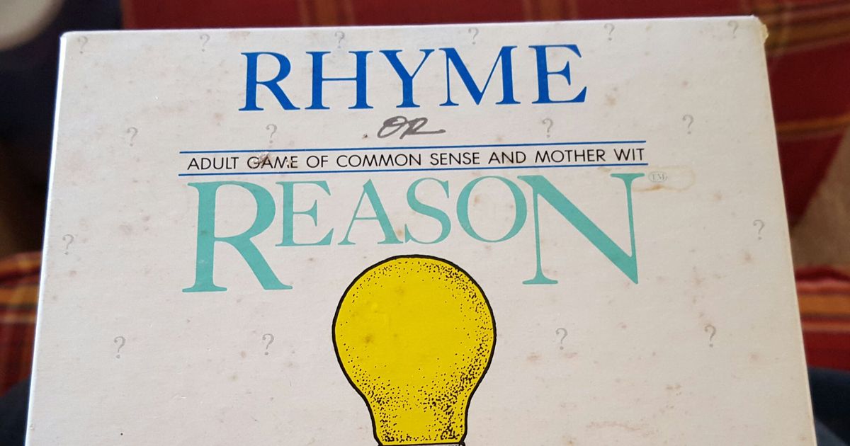 Rhyme or Reason | Board Game | BoardGameGeek