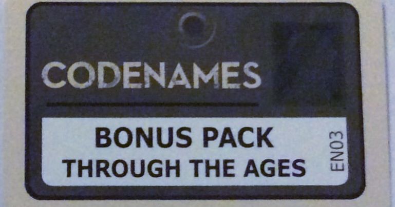 Codenames: Bonus Pack – Through the Ages | Board Game | BoardGameGeek