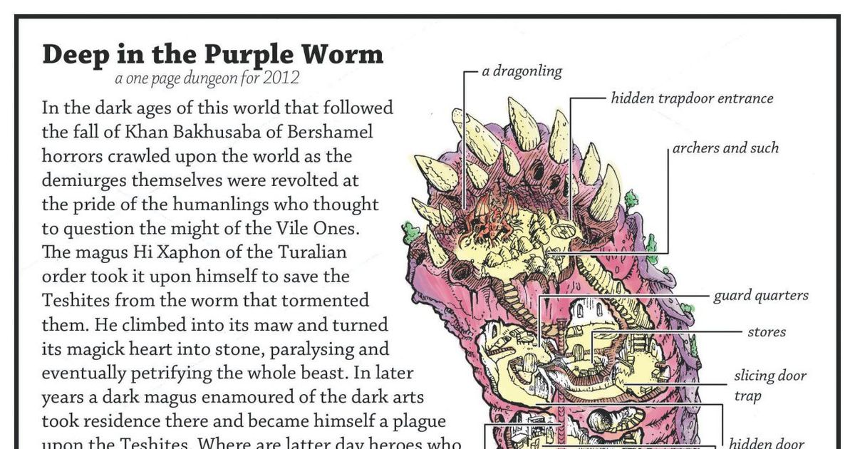 Deep in the Purple Worm | RPG Item | RPGGeek