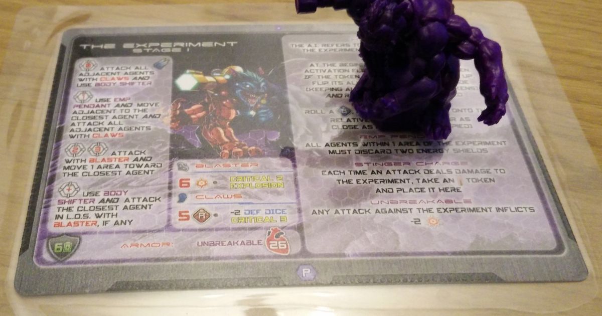 Galaxy Defenders Master Alien: The Experiment | Board Game | BoardGameGeek