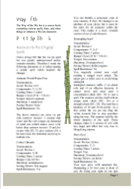 Way of the Wu Jen | RPG Item | RPGGeek