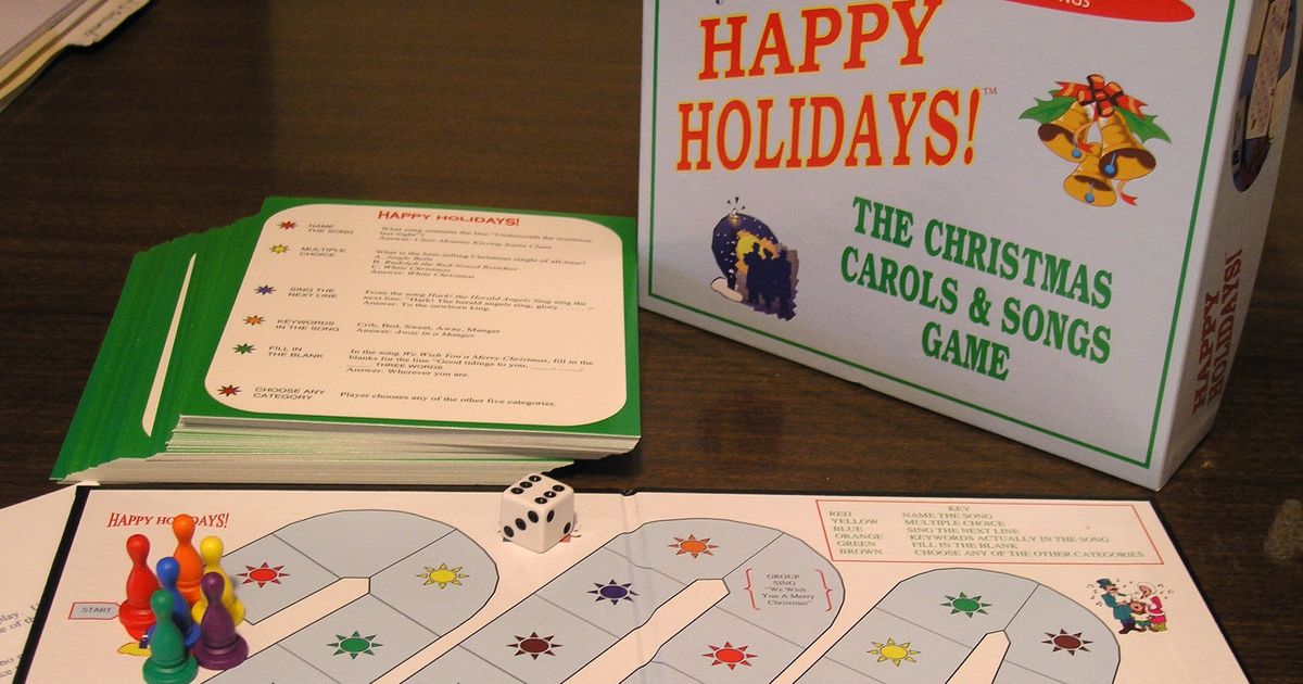 Happy Holidays!: The Christmas Carols & Songs Game | Board Game ...