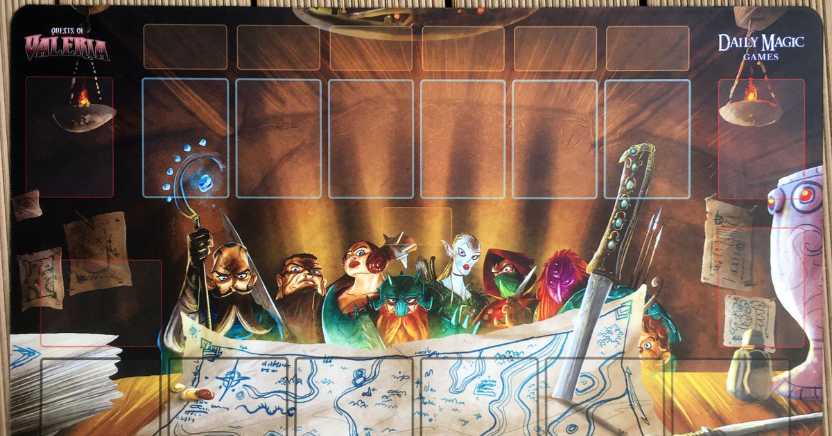 Quests of Valeria: Playmat | Board Game Accessory | BoardGameGeek