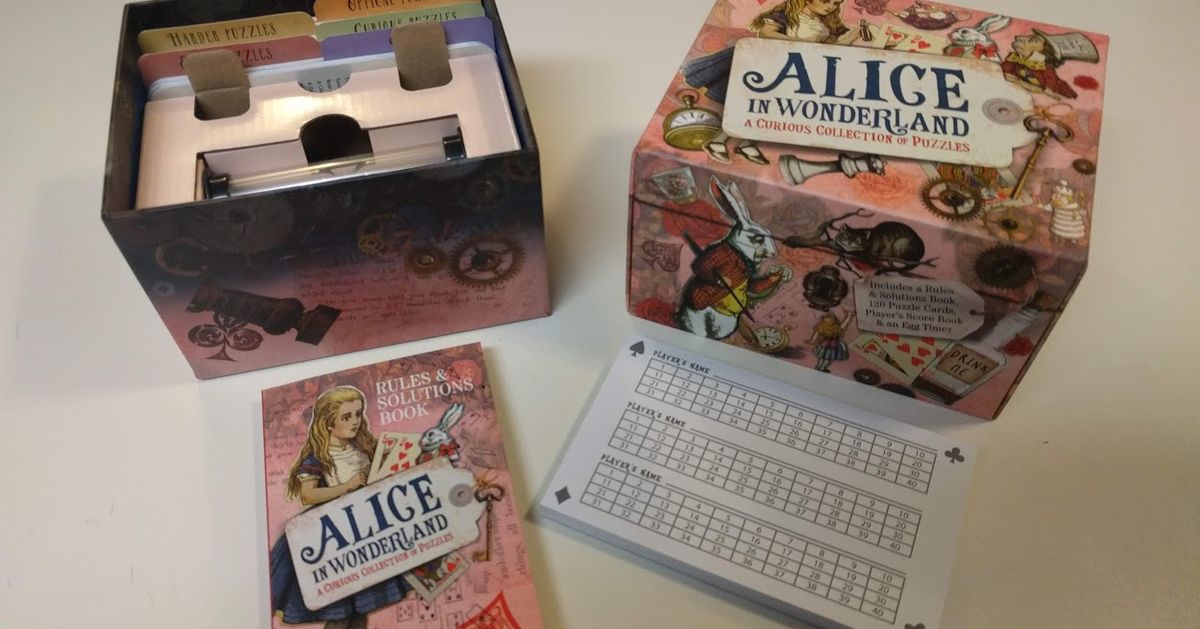 Alice in Wonderland: A Curious Collection of Puzzles | Board Game ...