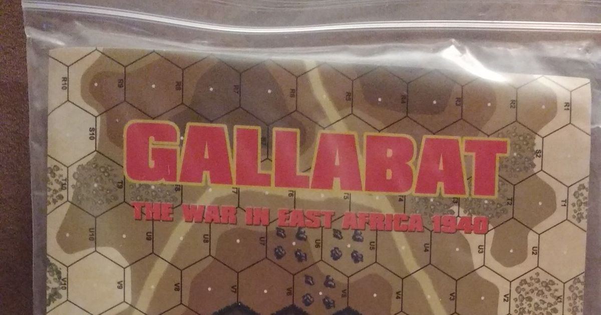 ATS Gallabat: The War in East Africa 1940 | Board Game | BoardGameGeek
