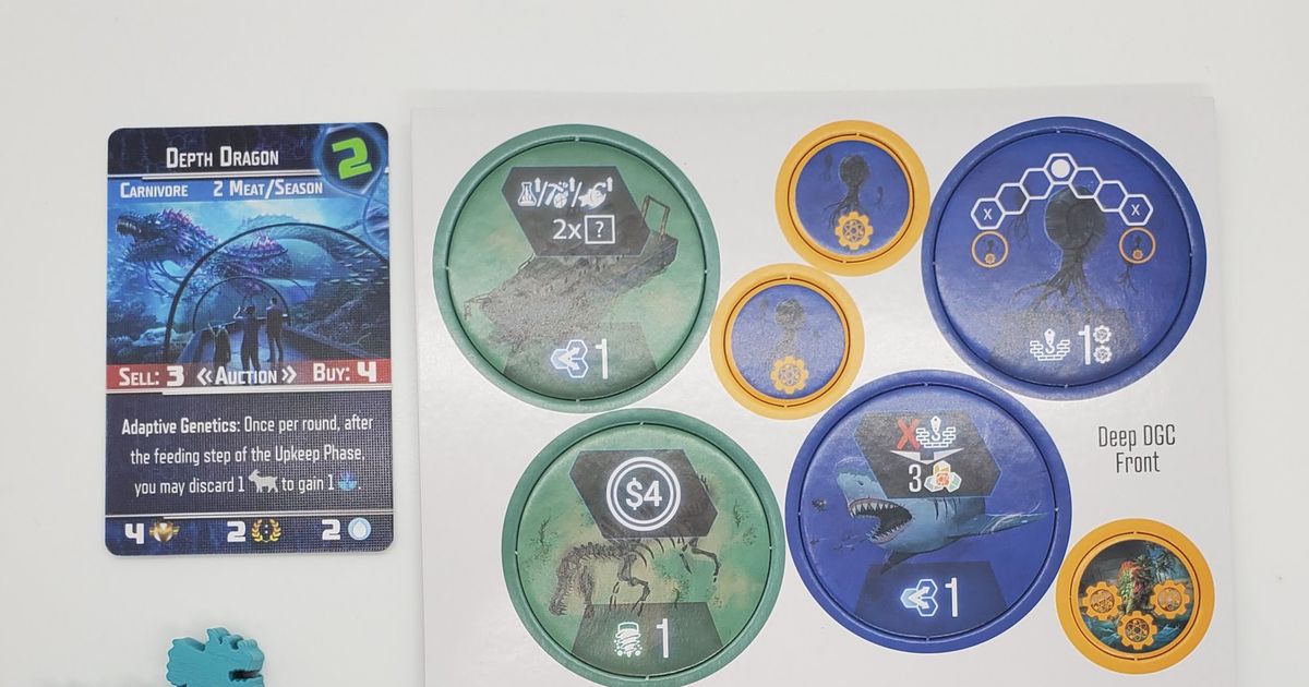 Deep Shelf: DinoGenics Crossover Expansion | Board Game | BoardGameGeek