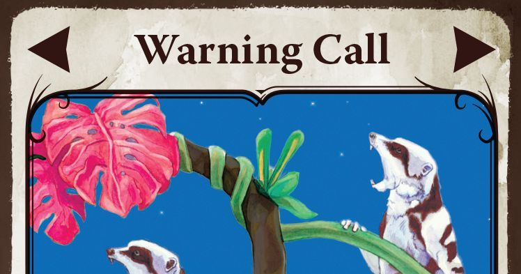Evolution: Warning Call Alternate Art Card | Board Game Accessory ...