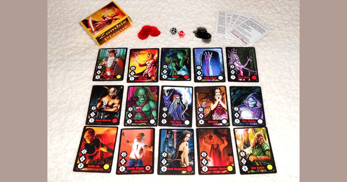 Zombie Plague The Card Game PnP | Zombie Plague: The Card Game