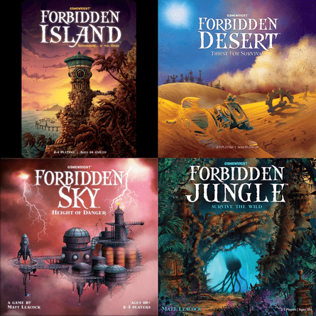 Full Collection Box Insert | Series: Forbidden Games (Gamewright)