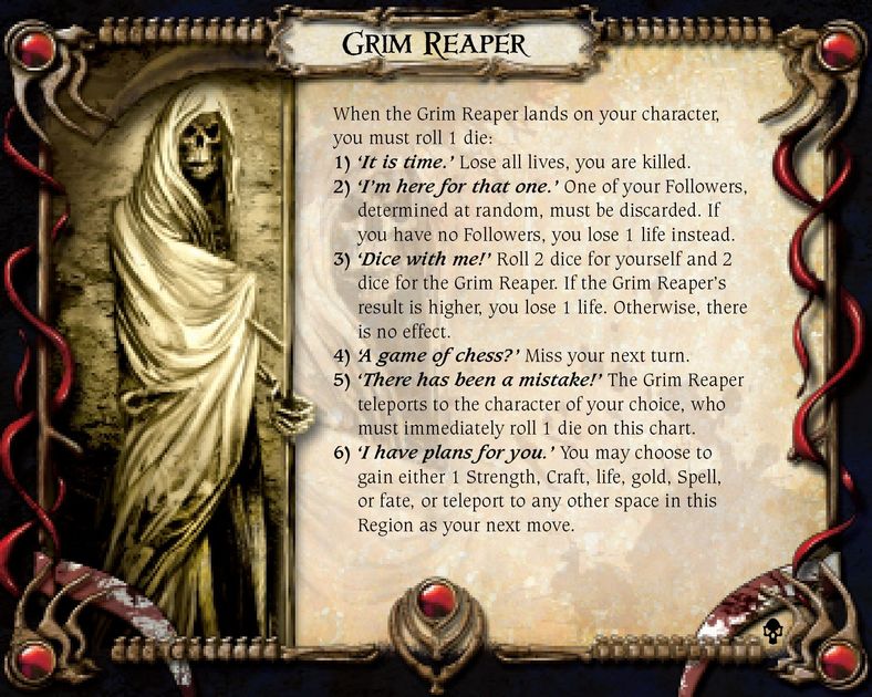 Grim Reaper Cards