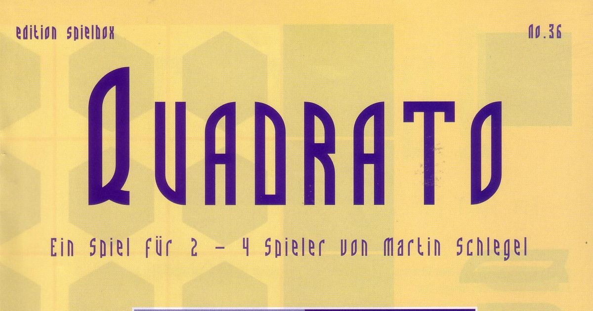 Quadrato | Board Game | BoardGameGeek