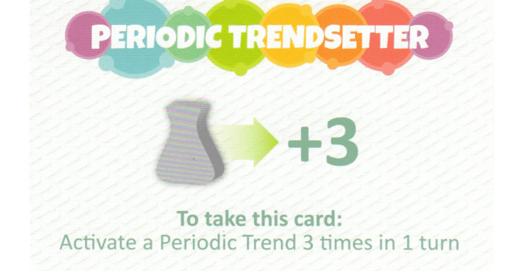 Periodic: A Game of the Elements – Periodic Trendsetter | Board Game ...