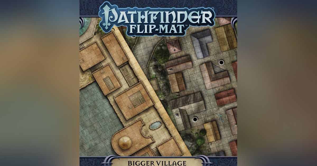 Pathfinder Flip-Mat: Bigger Village | RPG Item | RPGGeek
