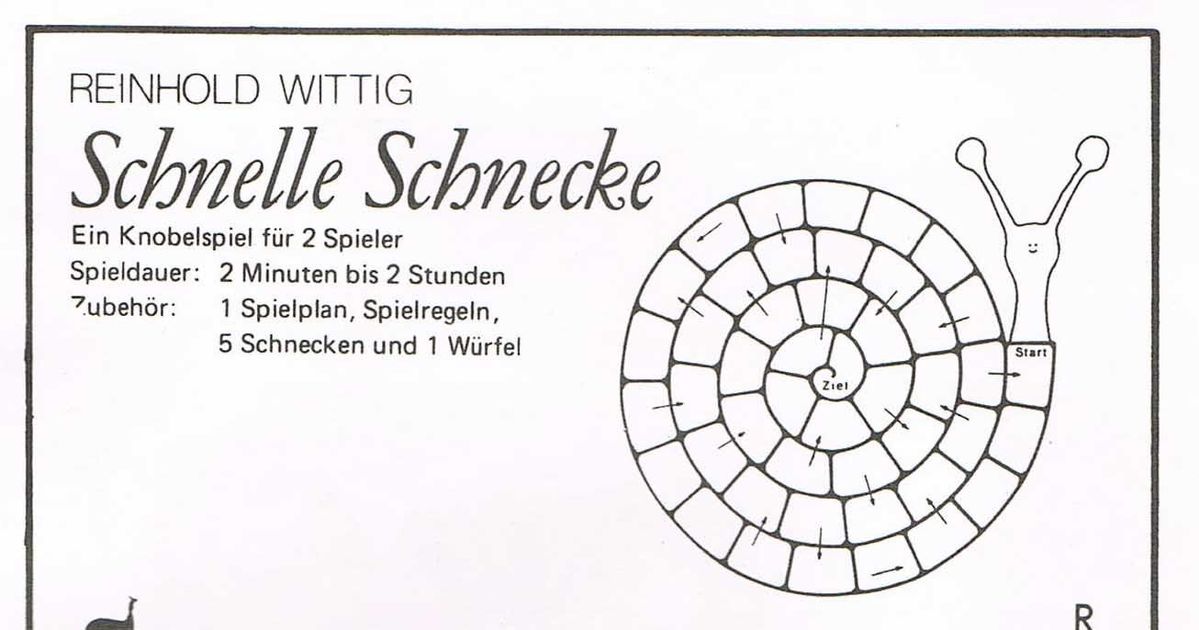 Schnelle Schnecke | Board Game | BoardGameGeek