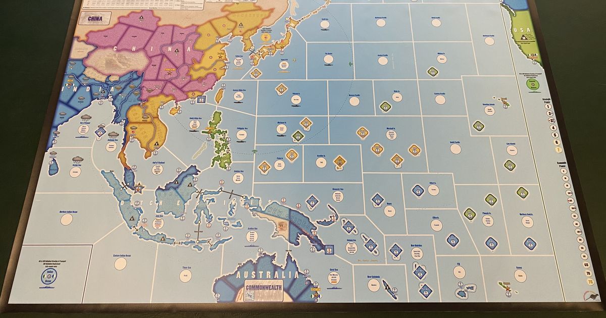 Orange Swan: UberTex Map | Board Game Accessory | BoardGameGeek