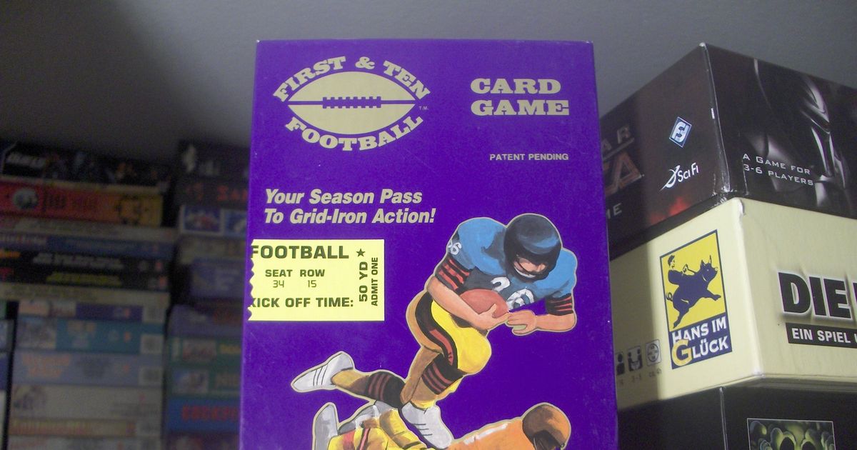 First & Ten Football Card Game | Board Game | BoardGameGeek