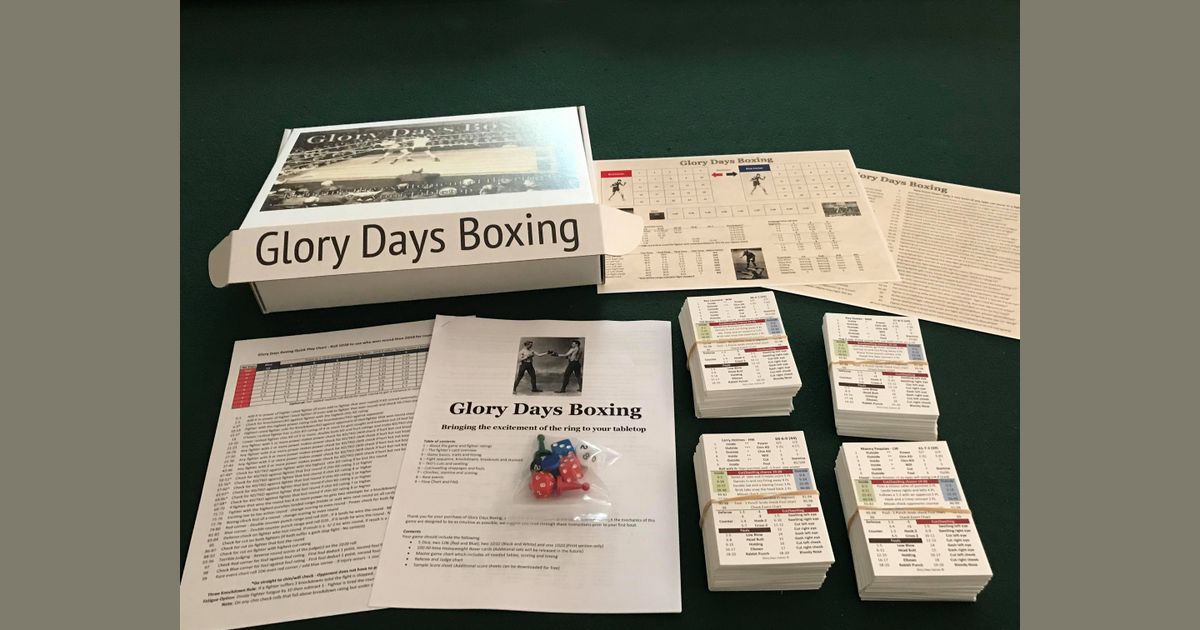 Scoresheet with automated totaling | Glory Days Boxing