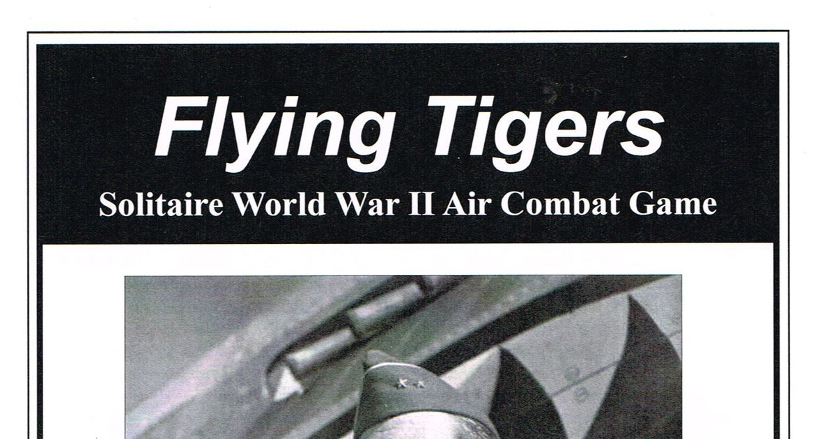 Flying Tigers | Board Game | BoardGameGeek