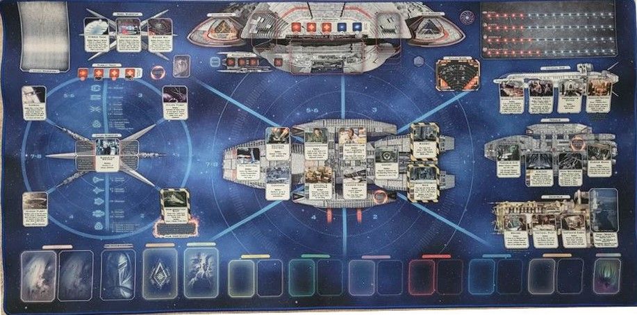 Battlestar Galactica: The Board Game – Neoprene Playmat | Board Game ...