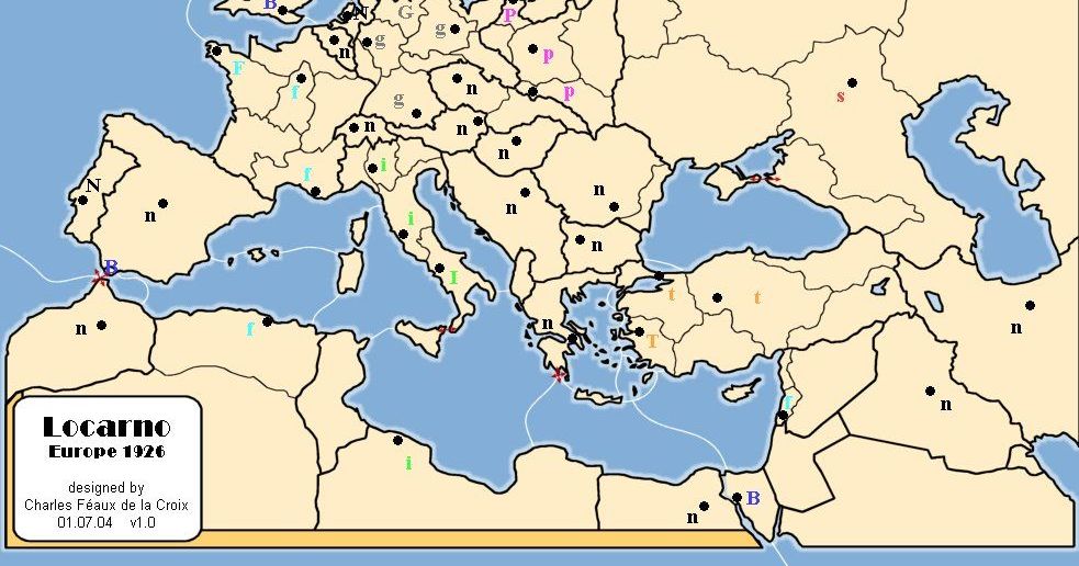 Locarno: Europe 1926 | Board Game | BoardGameGeek