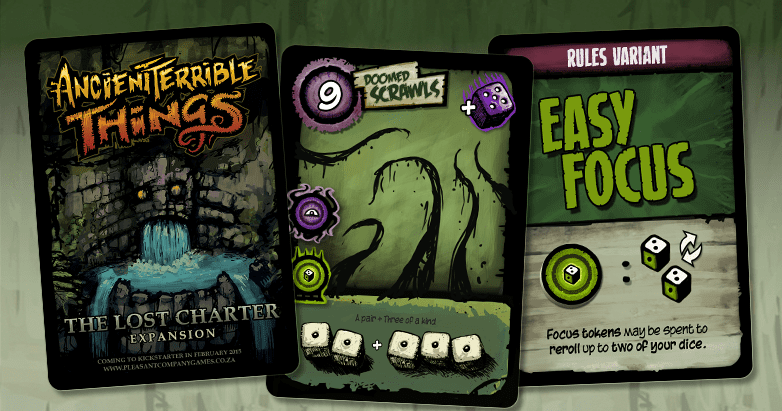 Ancient Terrible Things: Easy Focus and Doomed Scrawls Promo Cards ...