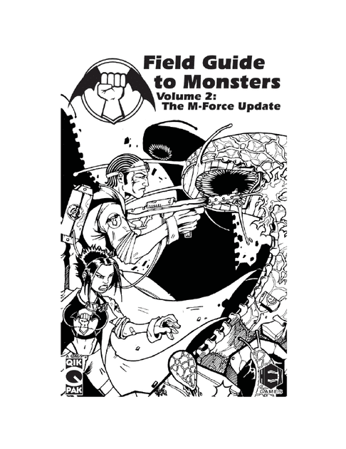 Field Guide to Monsters, Volume 2: The M-Force Update | RPG Item | RPGGeek
