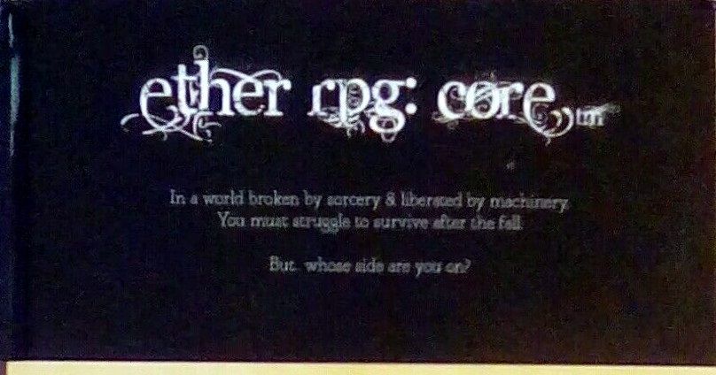 Ether RPG: Core | RPG Item | RPGGeek