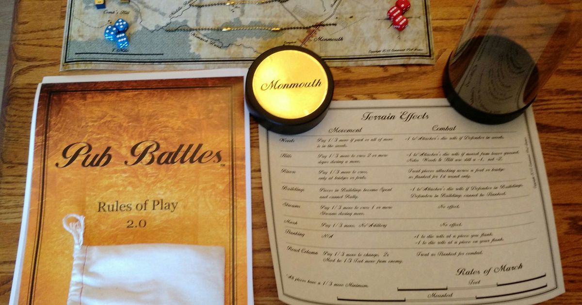 Pub Battles: Monmouth | Board Game | BoardGameGeek