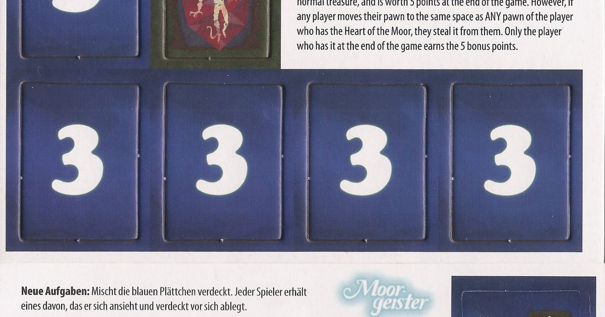 Ghosts of the Moor: New Tasks | Board Game | BoardGameGeek