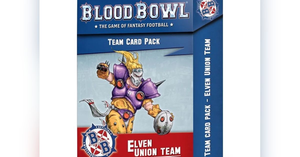 Blood Bowl: Second Season Edition – Elven Union Team Card Pack | Board ...
