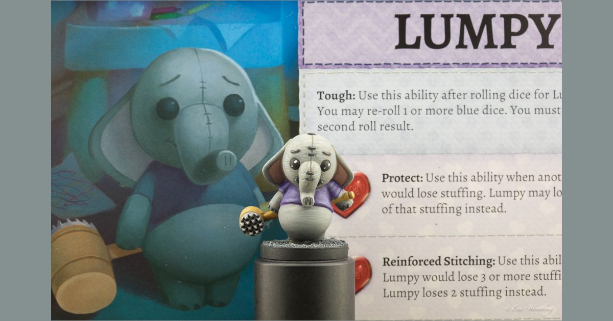 Stuffed Fables: Lumpy the Elephant | Don't Play Gray! | RPGGeek