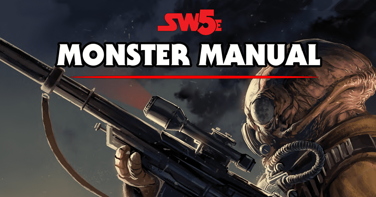 SW5e Monster Manual | RPG Item | RPGGeek