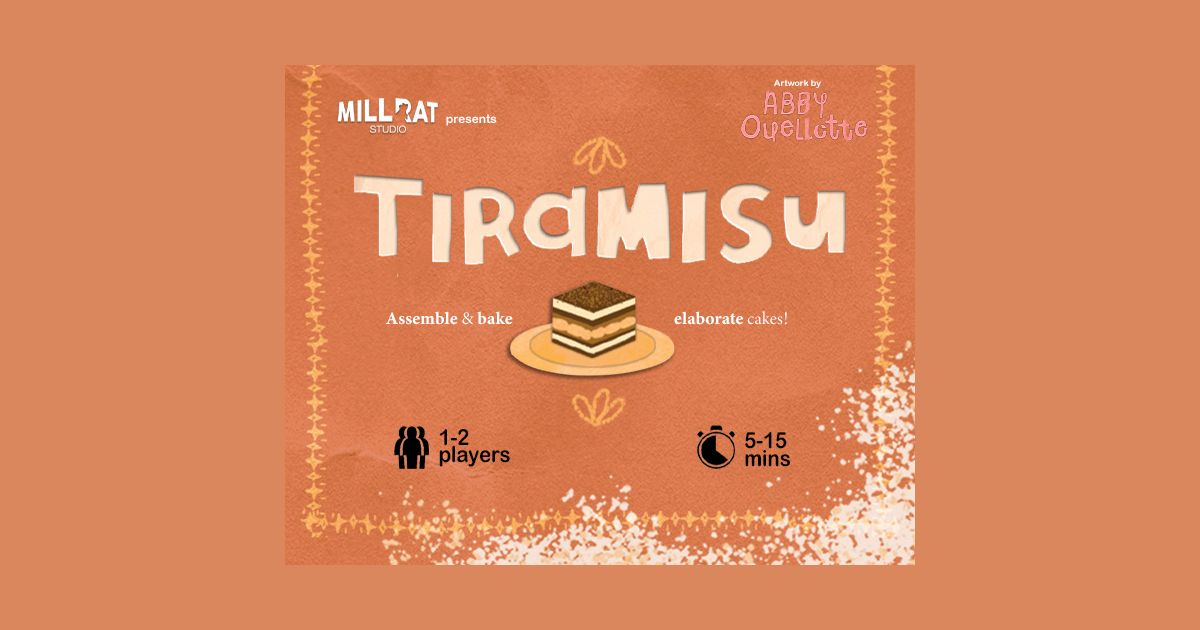 Tiramisu Print & Play - MILLRAT Studio - 1-2 Players | Tiramisu