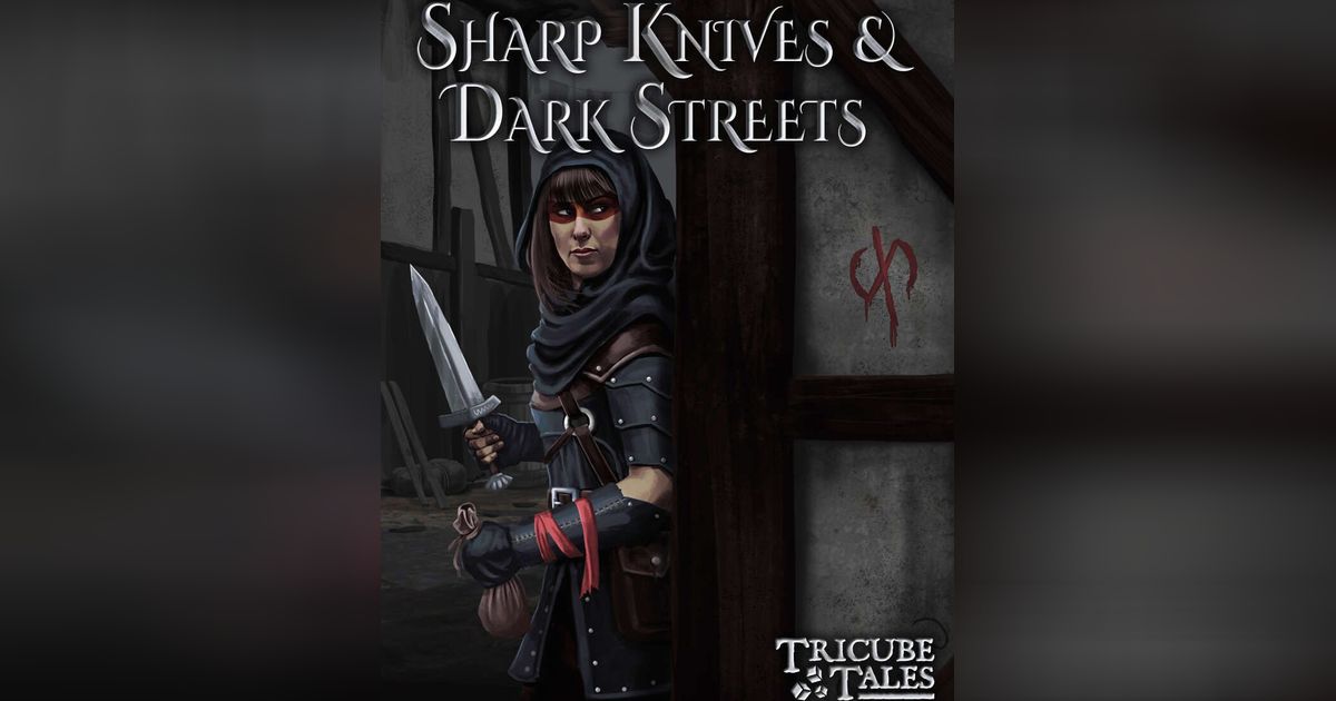 Sharp Knives & Dark Streets Character Cards | RPG Item | RPGGeek